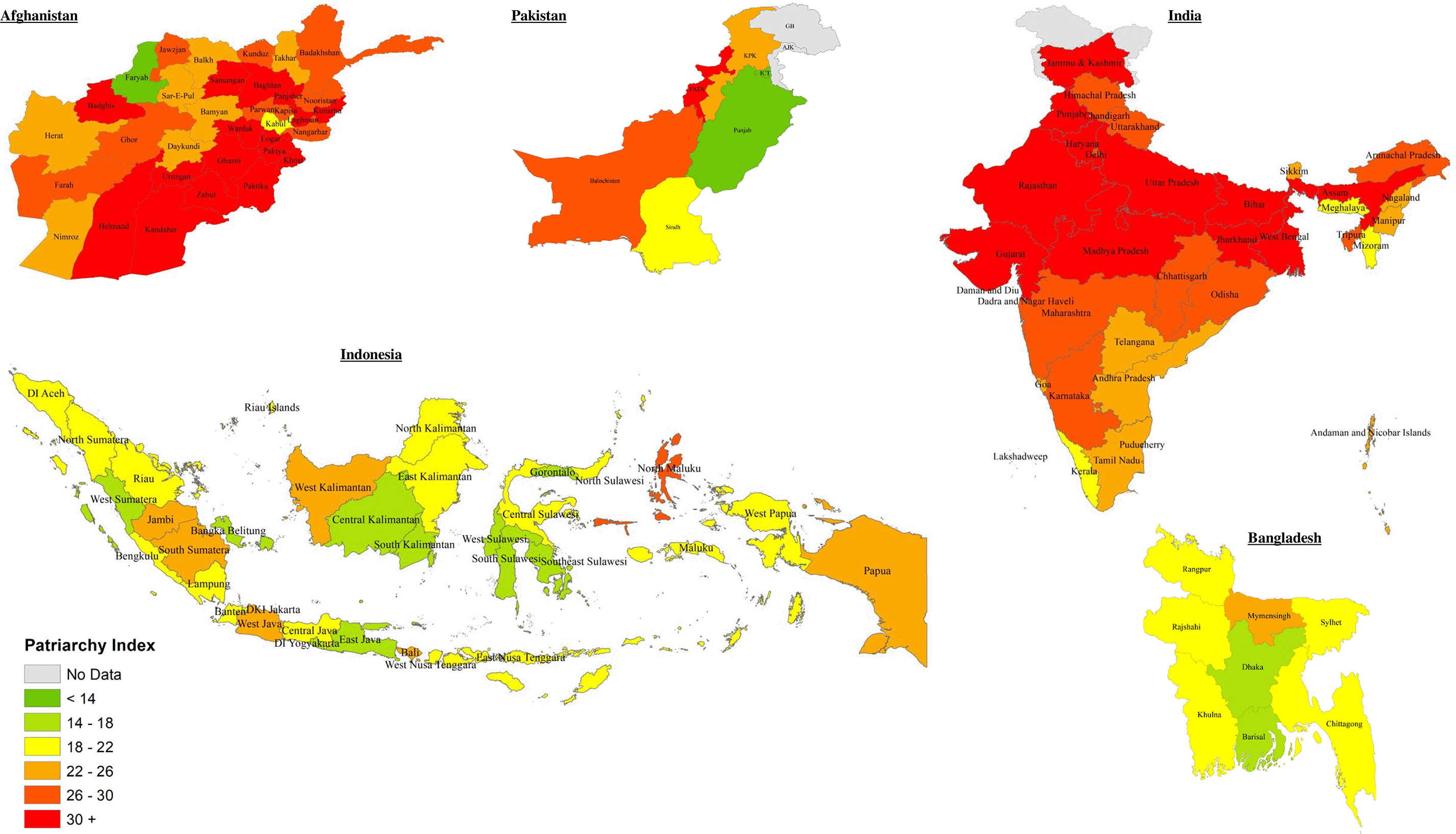 Patriarchy Index in South and Southeast Asian... | VeriXiv